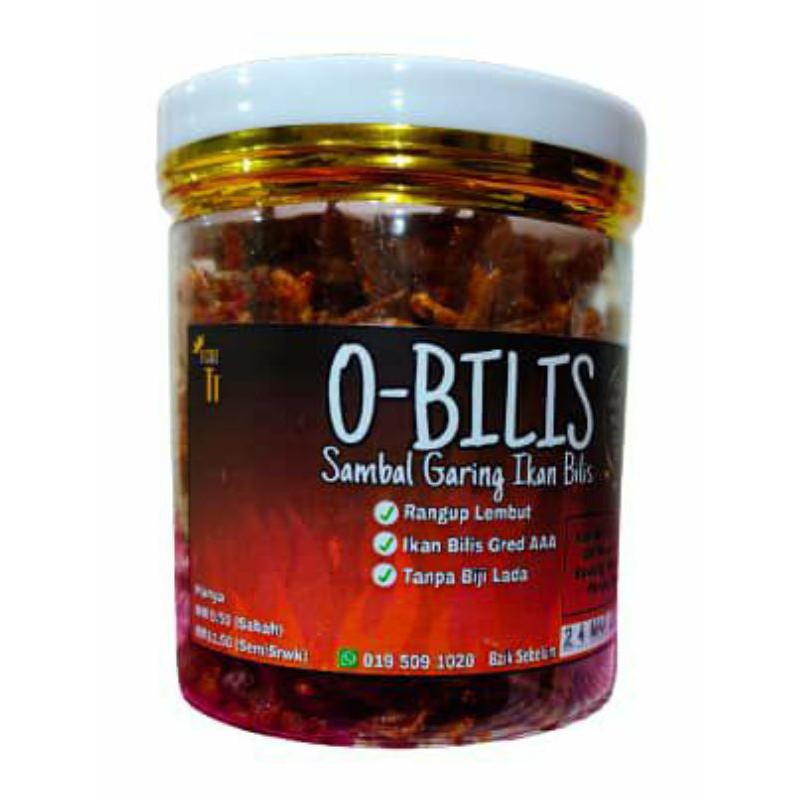 O-Bilis Sambal Garing Ikan Bilis | Shopee Malaysia