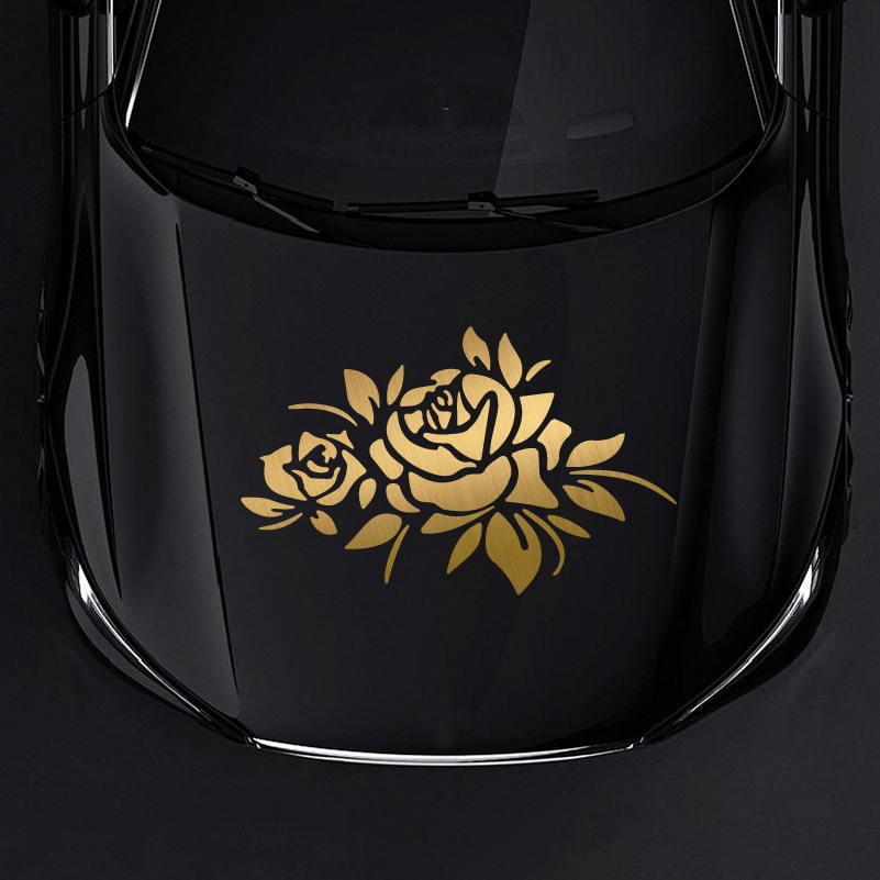 Car Stickers Rose Decal Car Windows Decal Auto Accessories Home ...