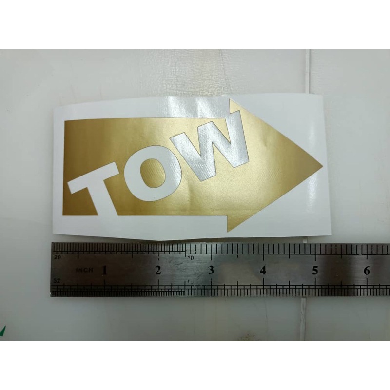 stiker tow saiz 5 inci | Shopee Malaysia