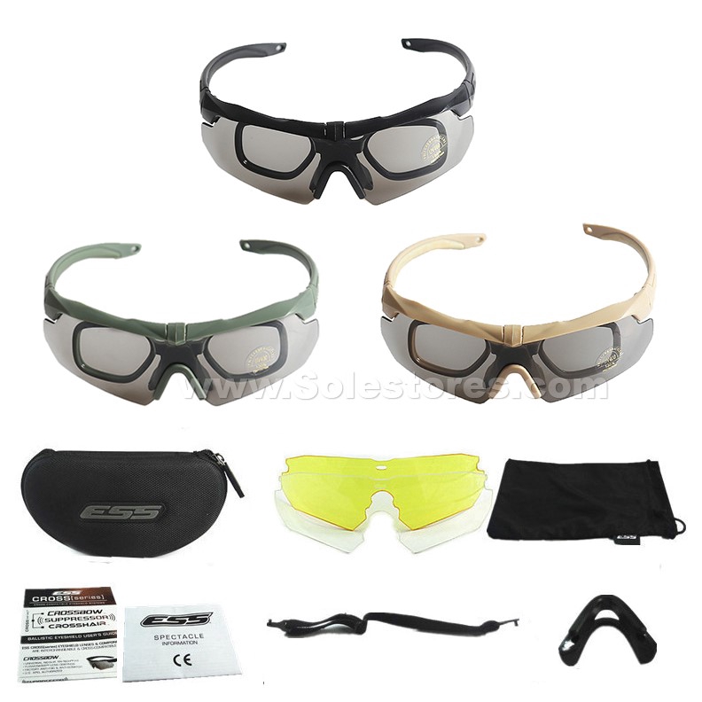 Sport Tactical Glasses Eyewear Goggles Sunglasses Crossbow Rx Insert ...