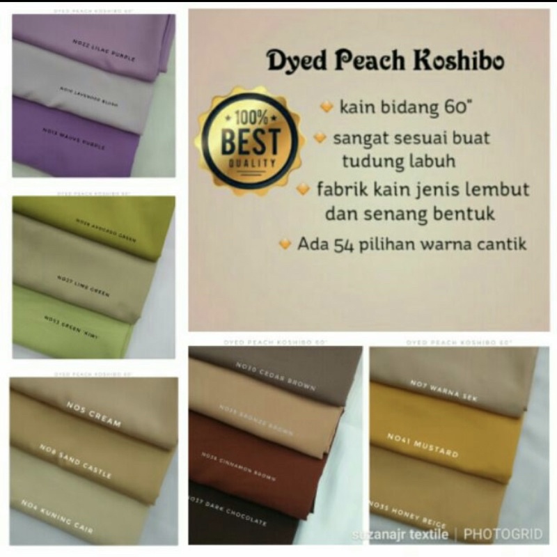 KAIN TUDUNG LABUH KOSHIBO 60” B3 | Shopee Malaysia