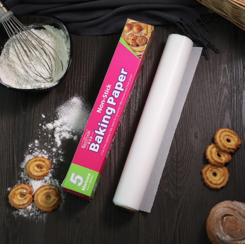 1 Roll 5 Meter Baking Paper Sheets Roll Non Stick Parchment Bake Grill ...