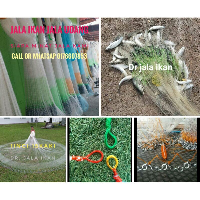 🦐🐠🐟 jala ikan udang 14kaki banyak saiz pilihan🐟 | Shopee Malaysia