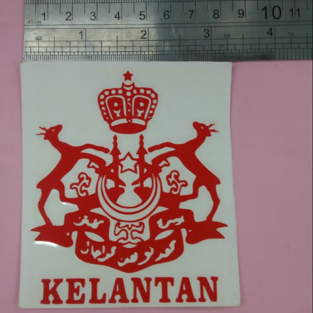 STIKER NEGERI KELANTAN CUTTING STICKER | Shopee Malaysia