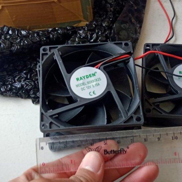 Most 8X8Cm 12V 8Cm 8Cm 12Volt Dc Cooling Fan Exhaust Fan Cooler ...