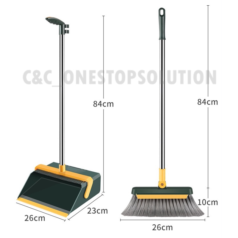 [2026 NEW DESIGN] 4 in 1 Foldable Broom Dustpan Set Broom Set Water ...