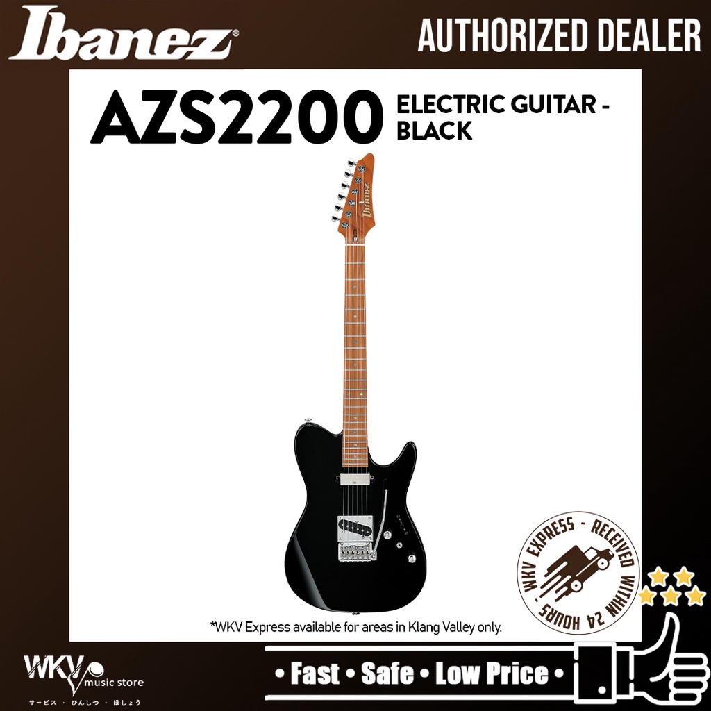 Ibanez Prestige AZS2200 Electric Guitar - Black | Shopee Malaysia