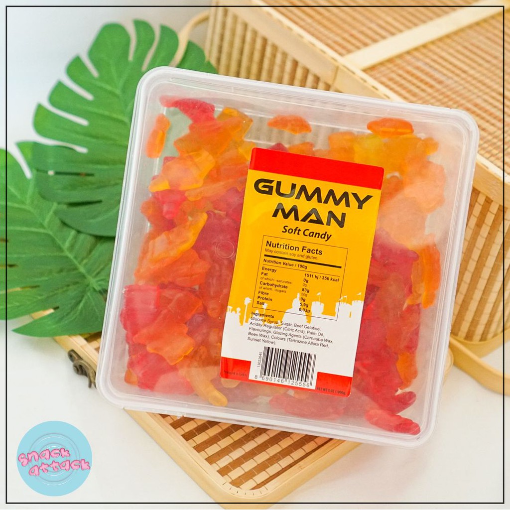 Bebeto Gummy Man Gummy Candy [HALAL] - 1kg [READYSTOCK] | Shopee Malaysia
