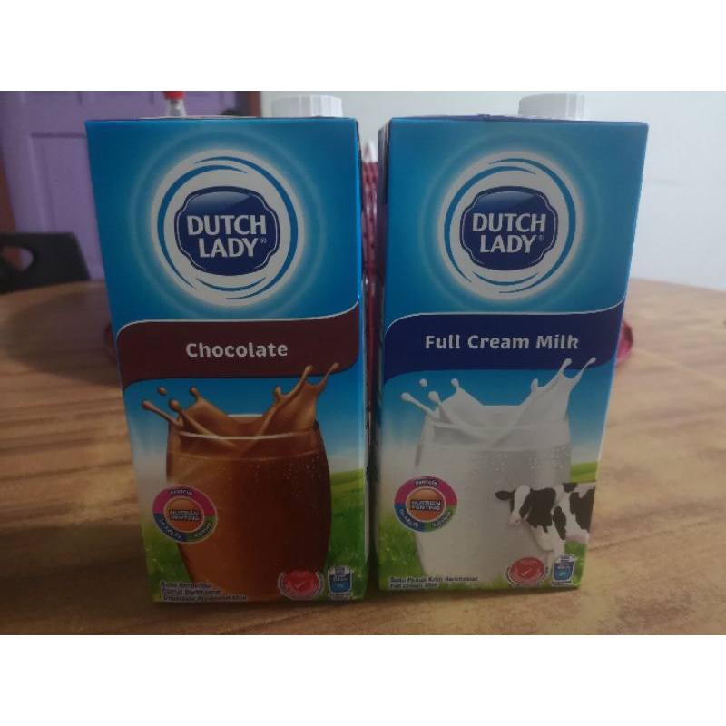 DUTCH LADY CHOCOLATE/ FULL CREAM MILK 1 LITER | Shopee Malaysia