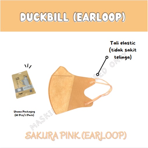 MASKING Duckbill Mask Face Mask Head loop Headloop Mask Duckbill Face ...