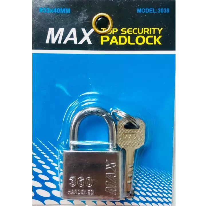 MAX Top Security Padlock 50MM /40MM | Shopee Malaysia