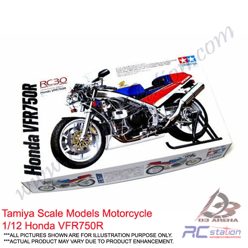 Tamiya Scale Models Motorcycle #14057 - 1/12 Honda VFR750R [14057] | Shopee Malaysia