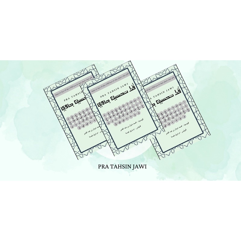 kitab pra tahsin jawi mubtadi | Shopee Malaysia