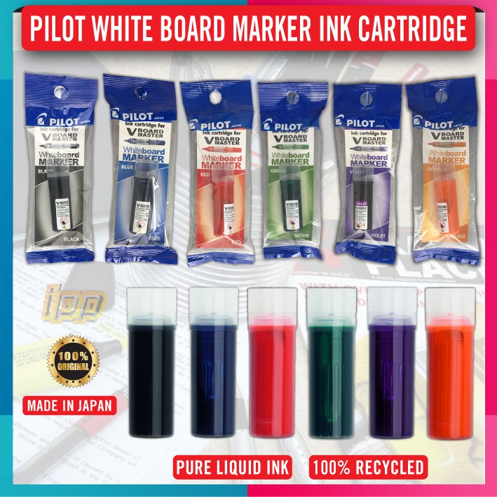 Pilot V Board Master Refill Cartridges / Whiteboard Marker Refill Ink ...