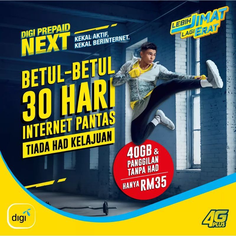 Digi Next Prepaid Unlimited Data 15/35/55 Bulanan (SILA BACA DETAIL ...