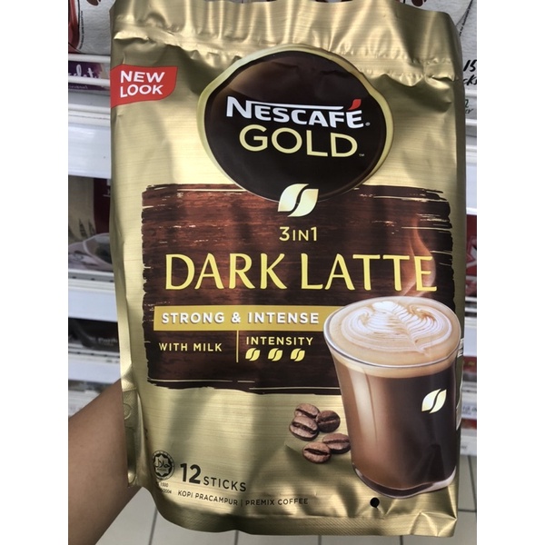 Nescafé Gold 3 in 1 | Dark Latte 12X31g | Shopee Malaysia