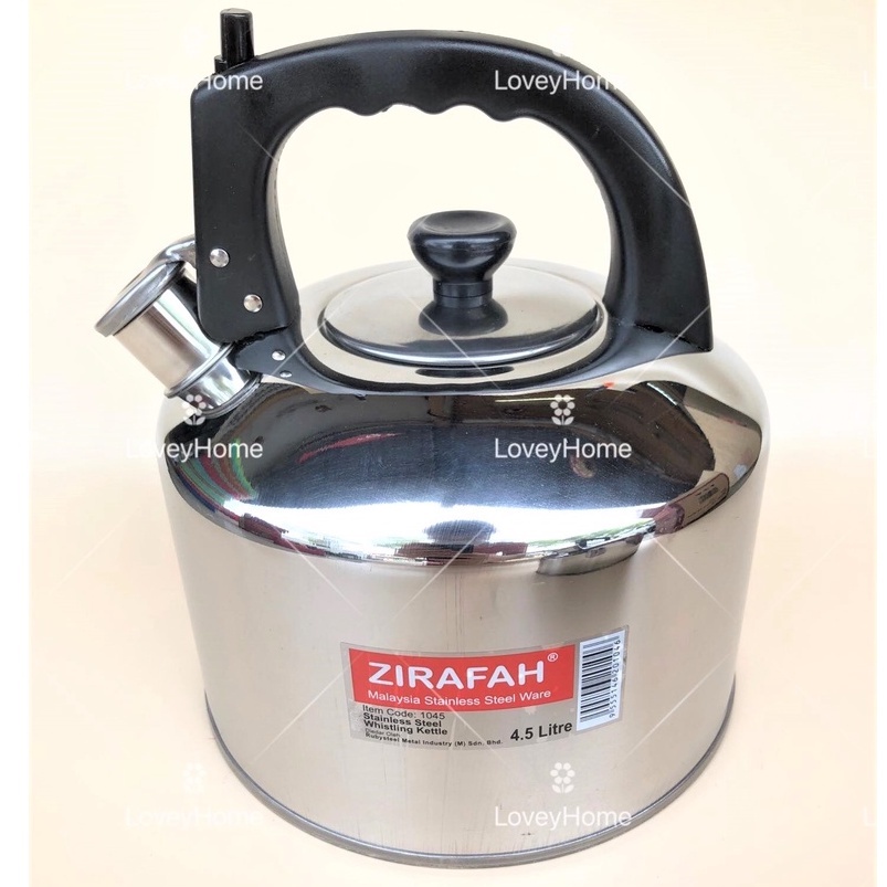 Whistling Kettle Stainless Steel Boil Hot Water Cooker Ketel Air Cerek ...