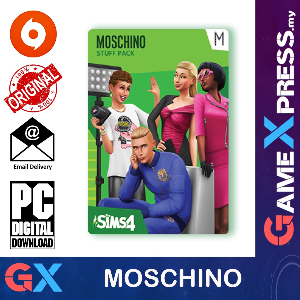 The Sims 4 Moschino Stuff Pack Expansion PC Game / Mac Origin Platform ...