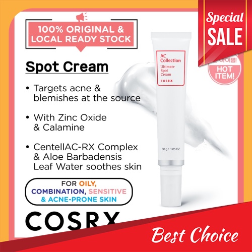 BEST SELLER COSRX AC Collection Ultimate Spot Cream 30g Red Spot ...