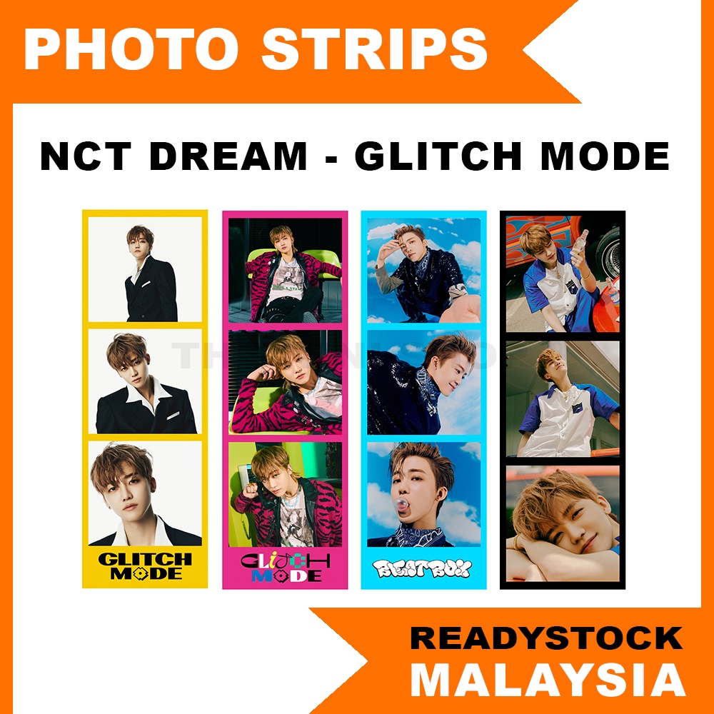 NCT DREAM PHOTO STRIPS (BEATBOX, GLITCH MODE) | Shopee Malaysia