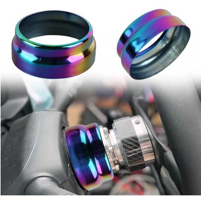 Car Universal Titanium Aluminum Racing STEERING Bosskit Quick Release ...