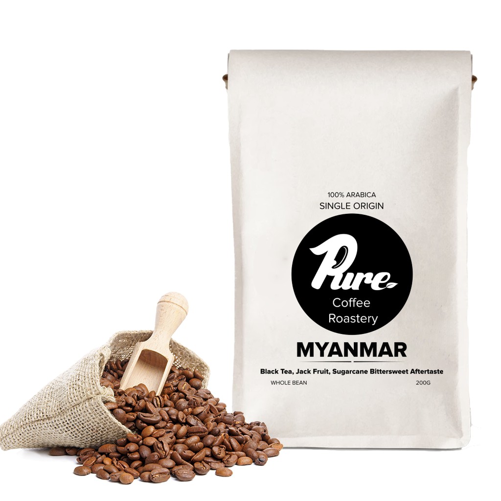 [Pure Coffee Roastery] Single Origin Coffee Beans - MYANMAR (200g ...