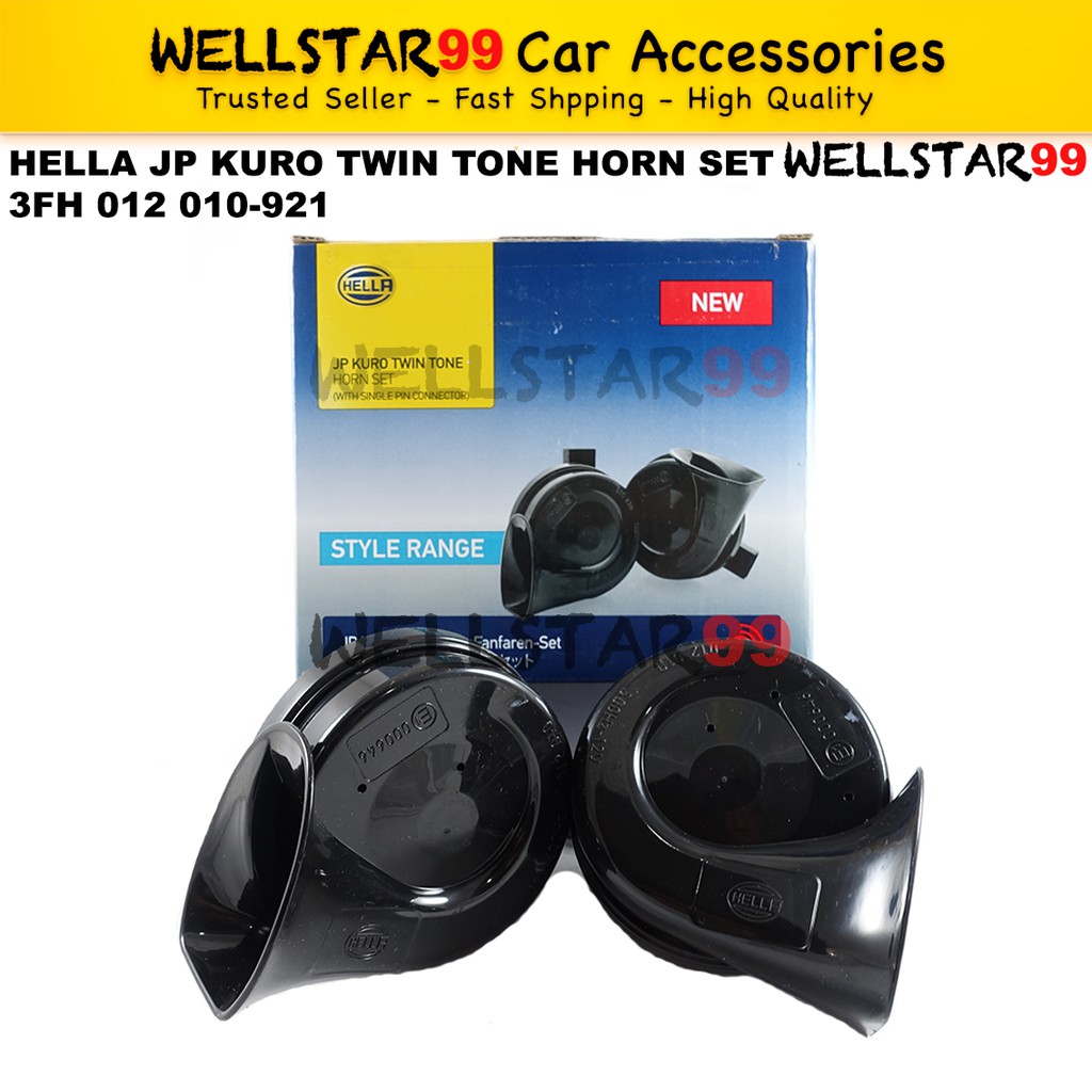 HELLA JP Kuro Twin Tone Horn Set BM Horn Toyota Perodua | Shopee Malaysia