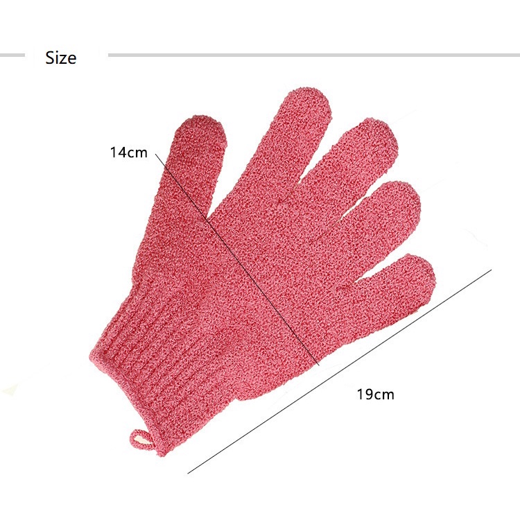 Sarung Tangan Penggosok Berus Daki Badan Bath Exfoliating Gloves Shower ...