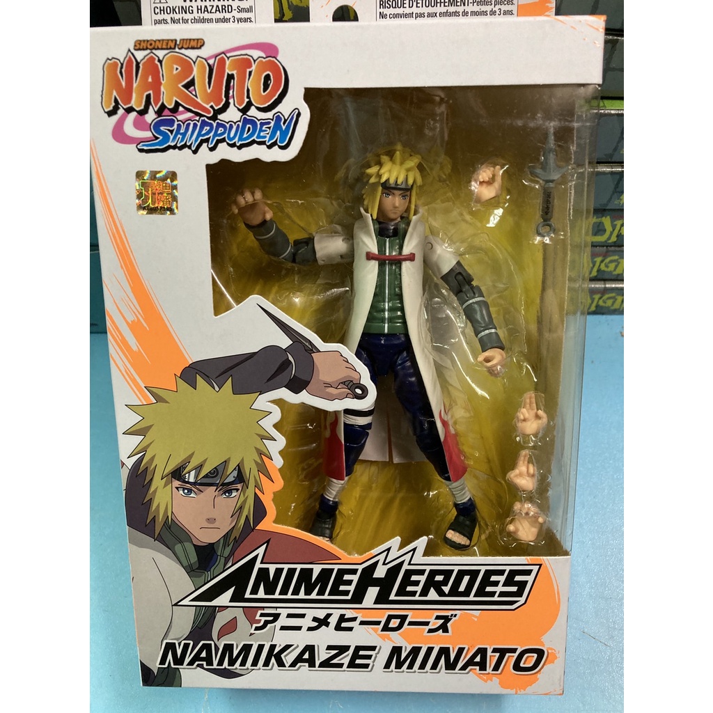 BANDAI Us Version 6 Inch Naruto Wave Style Minato Action Figure ...