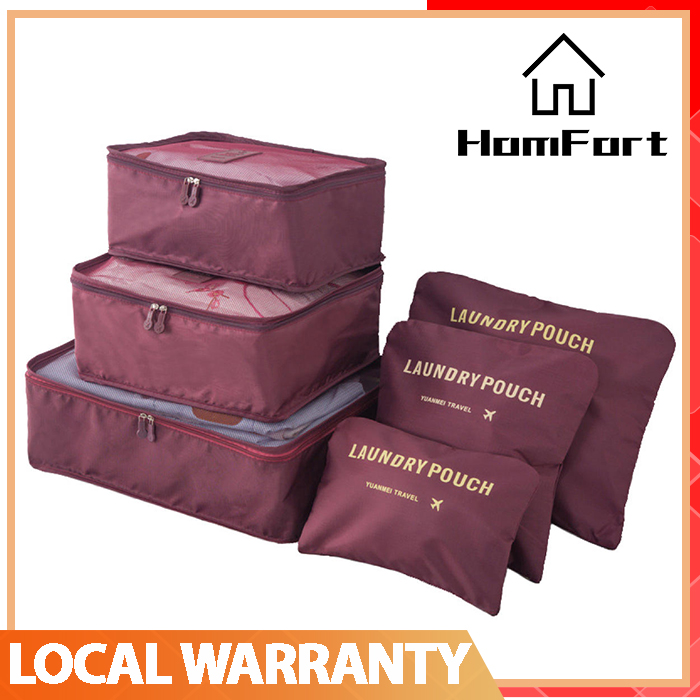 Bags Portable Organizer Case 6pcs/set Travel 6 Different Size Travel ...