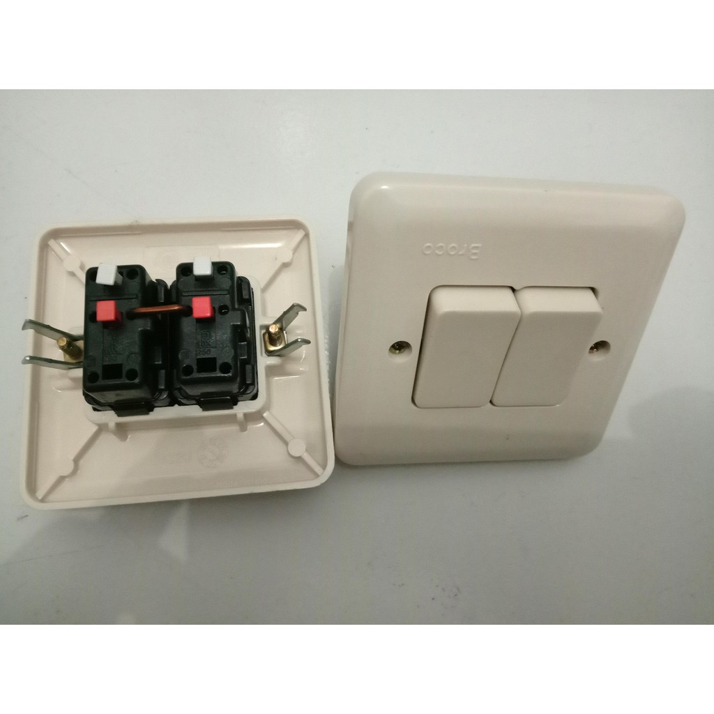 Broco Series 2 Button Lights Switch | Shopee Malaysia