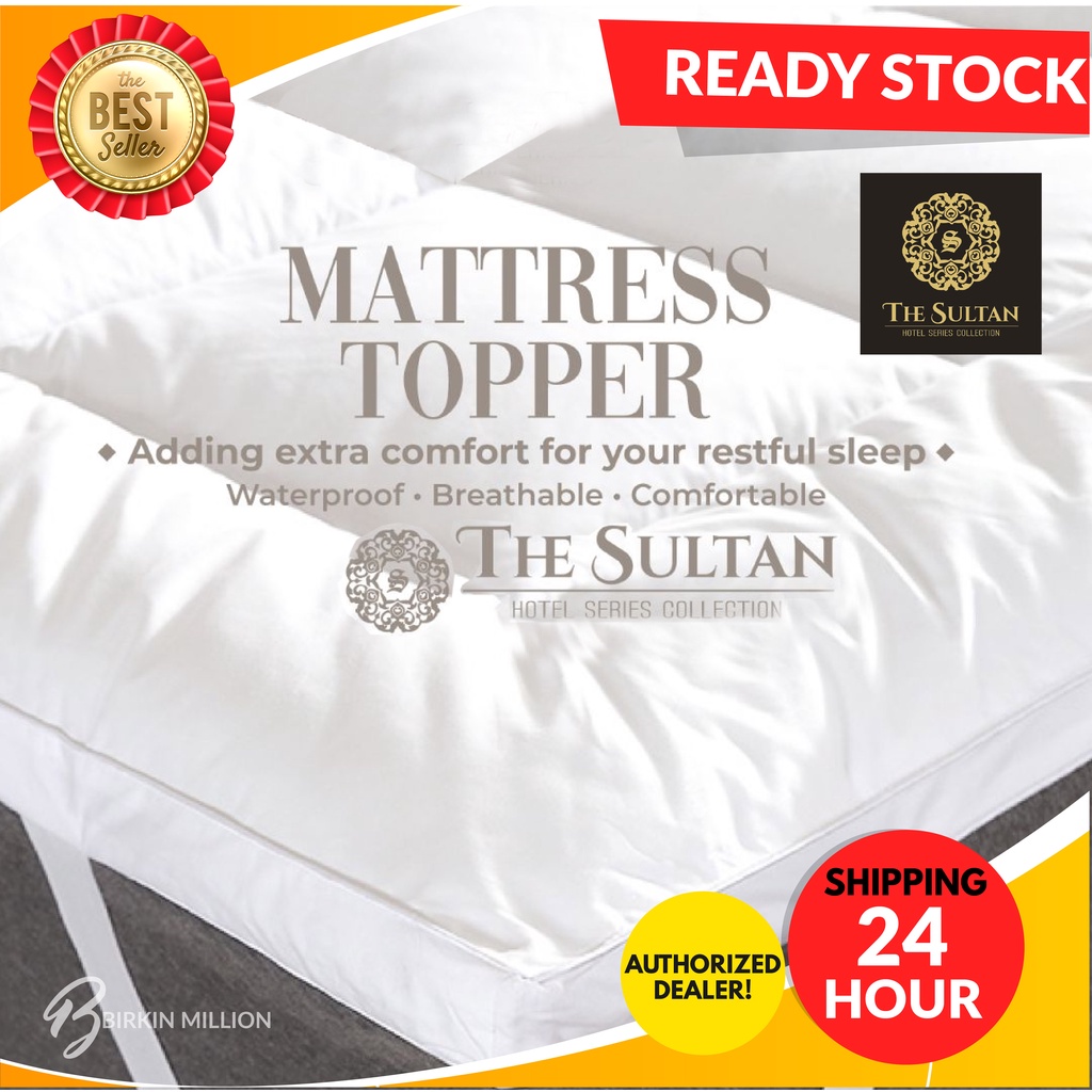Sultera Mattress Topper Queen King Microfibre Ready Stock Pelapik Tilam ...