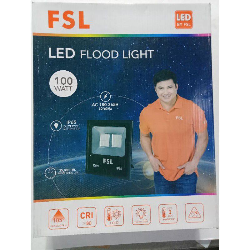 Fsl LED Floodlight 100watts Daylight | Shopee Malaysia