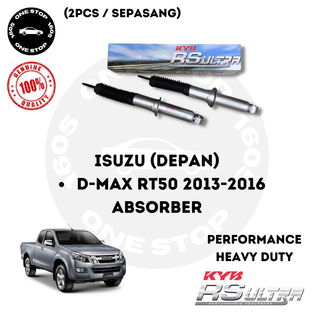 ISUZU DMAX D-MAX RT50 2013-2016 DEPAN FRONT KYB KAYABA RS ULTRA ...