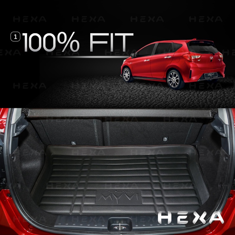 Rear Boot Tray Perodua Myvi Gen 3 2018, 2019, 2020, 2021, 2022 Facelift ...