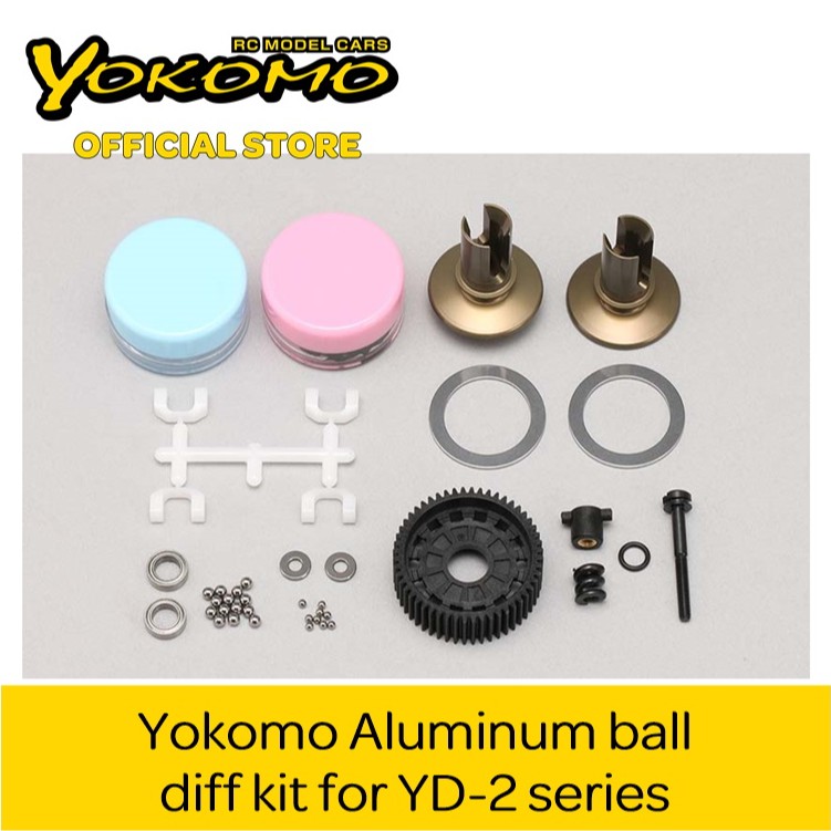 Yokomo Aluminum ball diff kit for YD-2 series (Y2-500AA) | Shopee Malaysia
