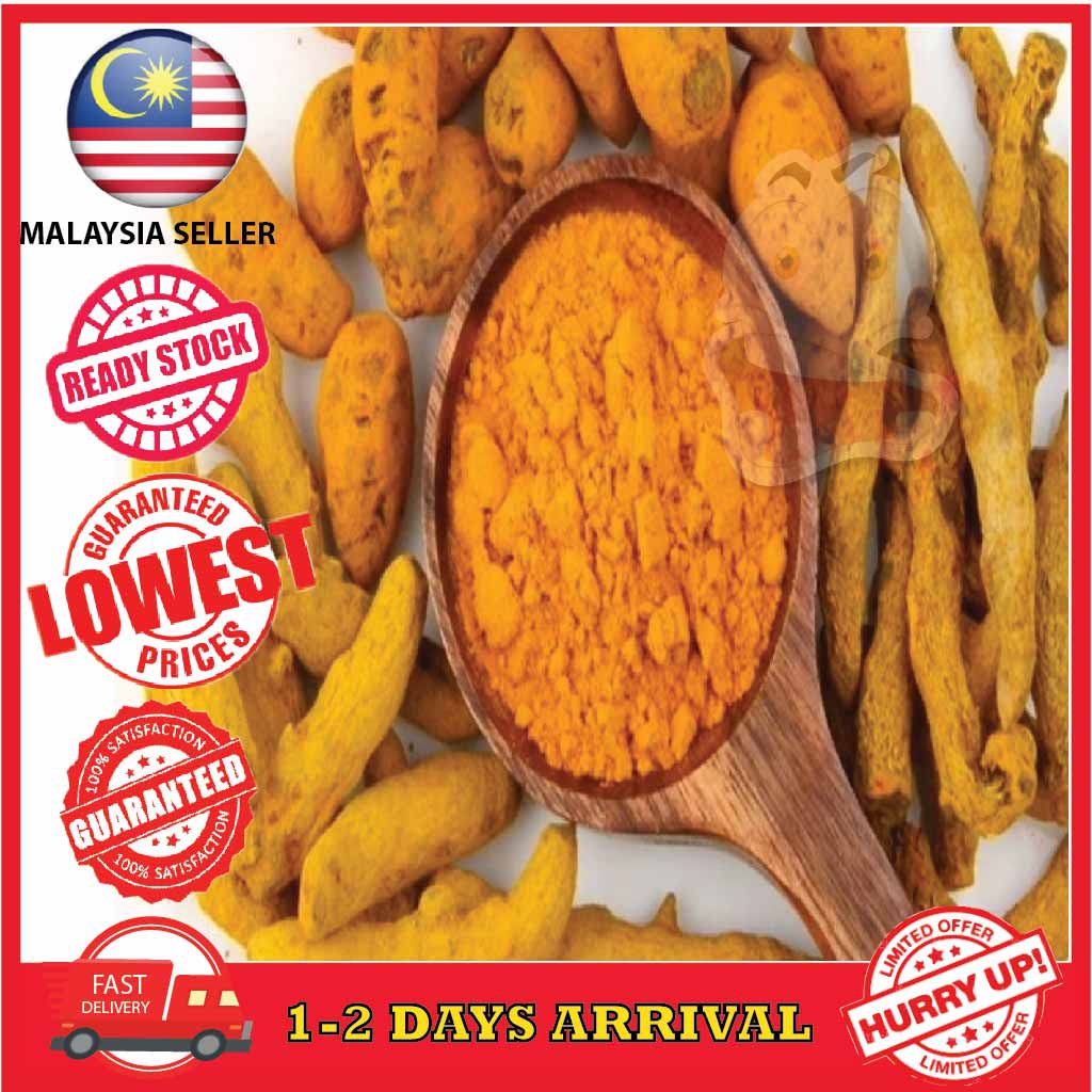 Serbuk Kunyit Turmeric Powder Serbuk Kunyit Tulen Herbal Powder ...