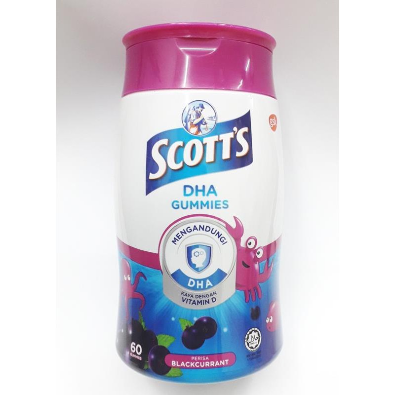 SCOTT'S DHA GUMMIES BLACKCURRANT 60'S | Shopee Malaysia