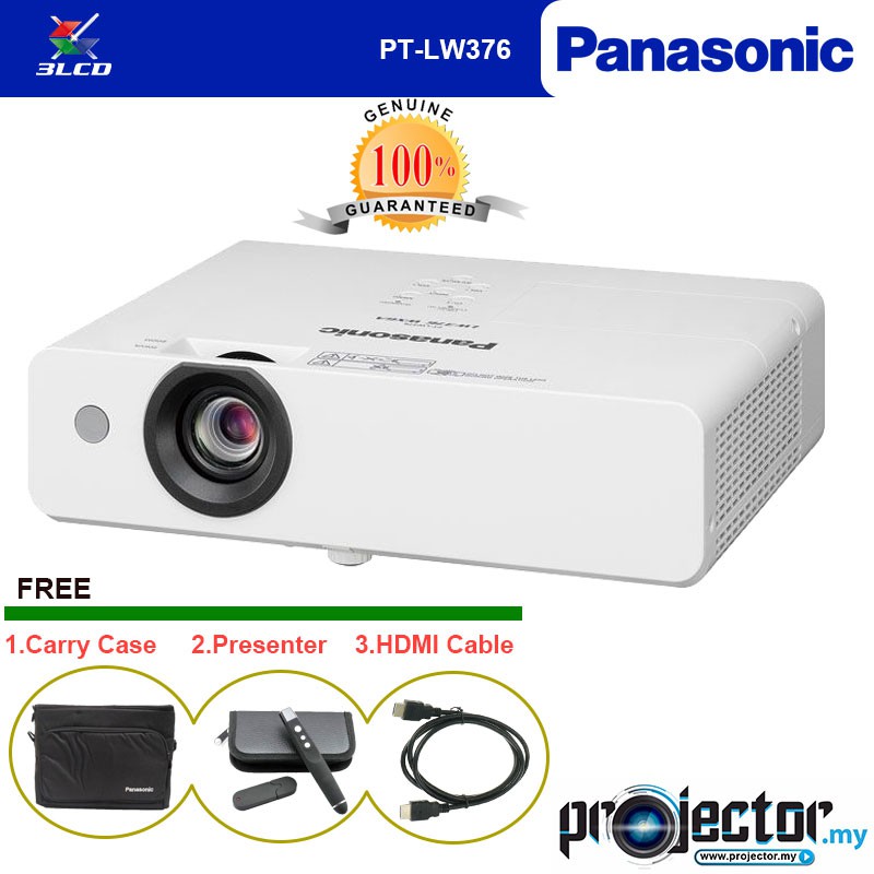 Panasonic PT-LW376 3600 Lumens WXGA Projector | Shopee Malaysia