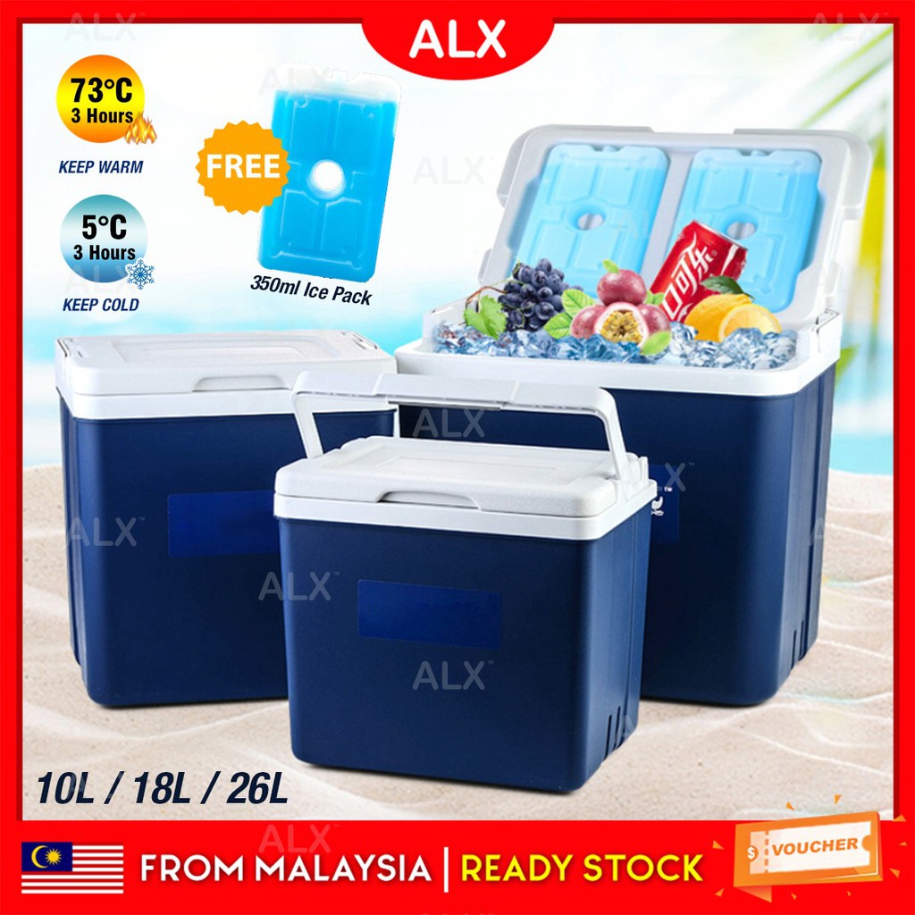 kitchen storang ALX 10L/16L/26L Cooler Box Kotak Penyejuk FREE Freezer ...