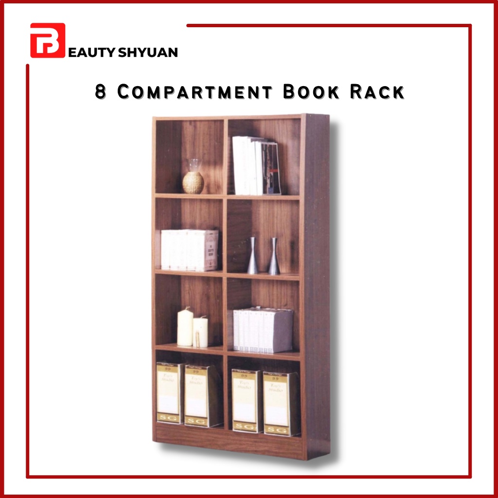 CHAMB 8 Compartment File Cabinet Shelf Rack Book Rack Bookshelf ...