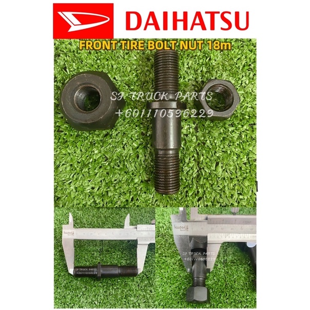 DAIHATSU DELTA DV99 DV116 (3ton-5ton) FRONT TIRE BOLT NUT DEPAN TYRE ...