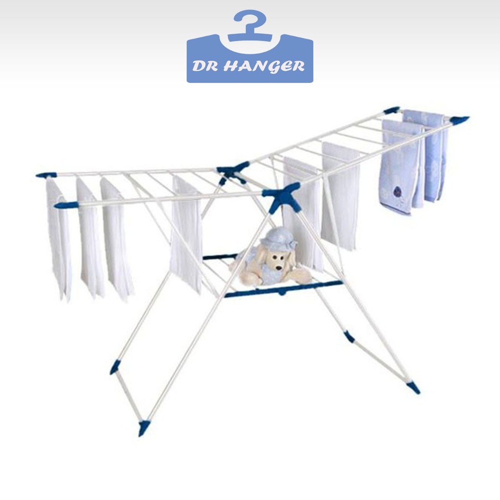 Foldable Clothes Hanger Laundry Drying Rack Ampaian Baju (Metal Epoxy ...