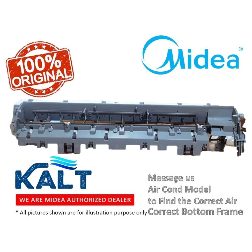[Original] Midea Wall Mounted Original Drain Pan Air Discharge Air ...