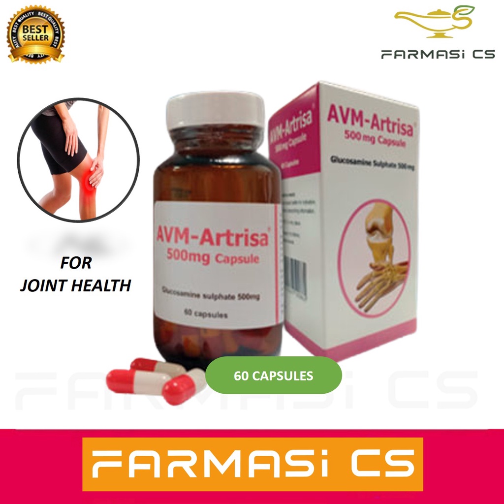 AVM- Artrisa 500mg 60 Capsules (Glucosamine Sulphate) EXP:12/2025 ...