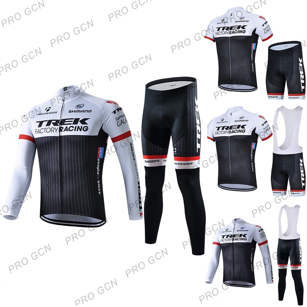 Ready Stock 2colors-white Cycling Long sleeve short sleeve Jersey/Pant ...