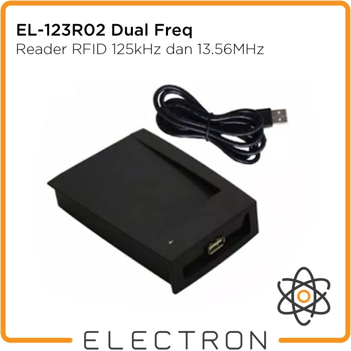 EL-123R02 Dual Frequency USB RFID Reader Proximity 125kHz NFC 13.56MHz ...