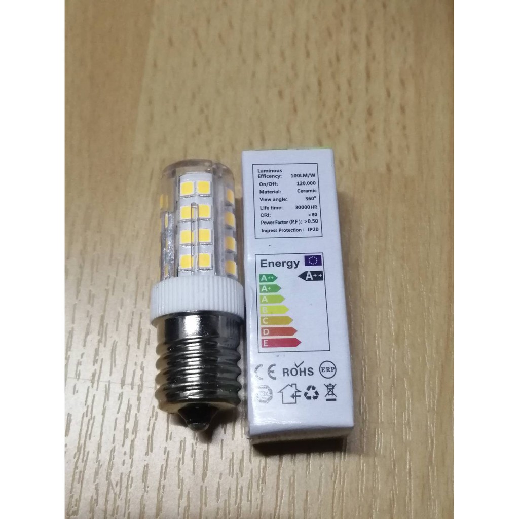 0000461 LED Bulb E17 Orange Color Large Refrigerator Warm | Shopee Malaysia