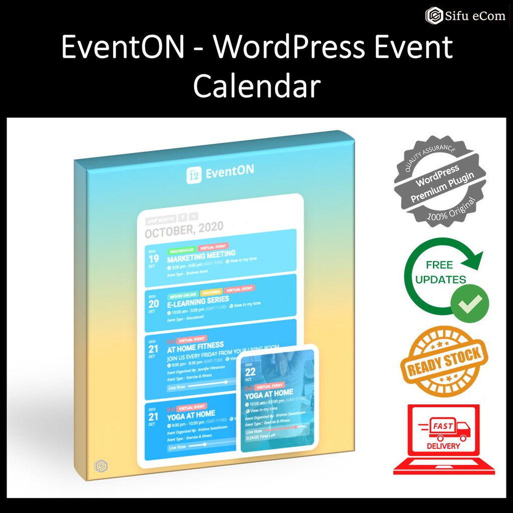 EventON - WordPress Event Calendar- WordPress Plugins [Latest Version ...