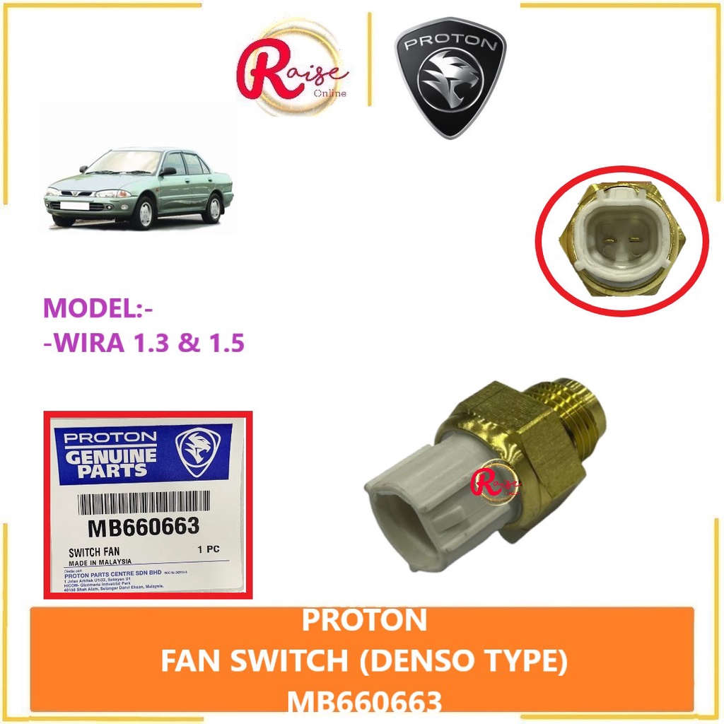 PROTON WIRA FAN SWITCH DENSO TYPE MB660663 | Shopee Malaysia